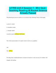 Letrs Unit 1 Session 1 Reflection Worksheet Printable Word Searches